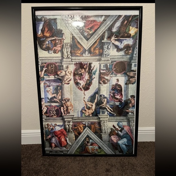Art | Sistine Chapel Ceiling Creation Of Adam Jigsaw Puzzle | Poshmark